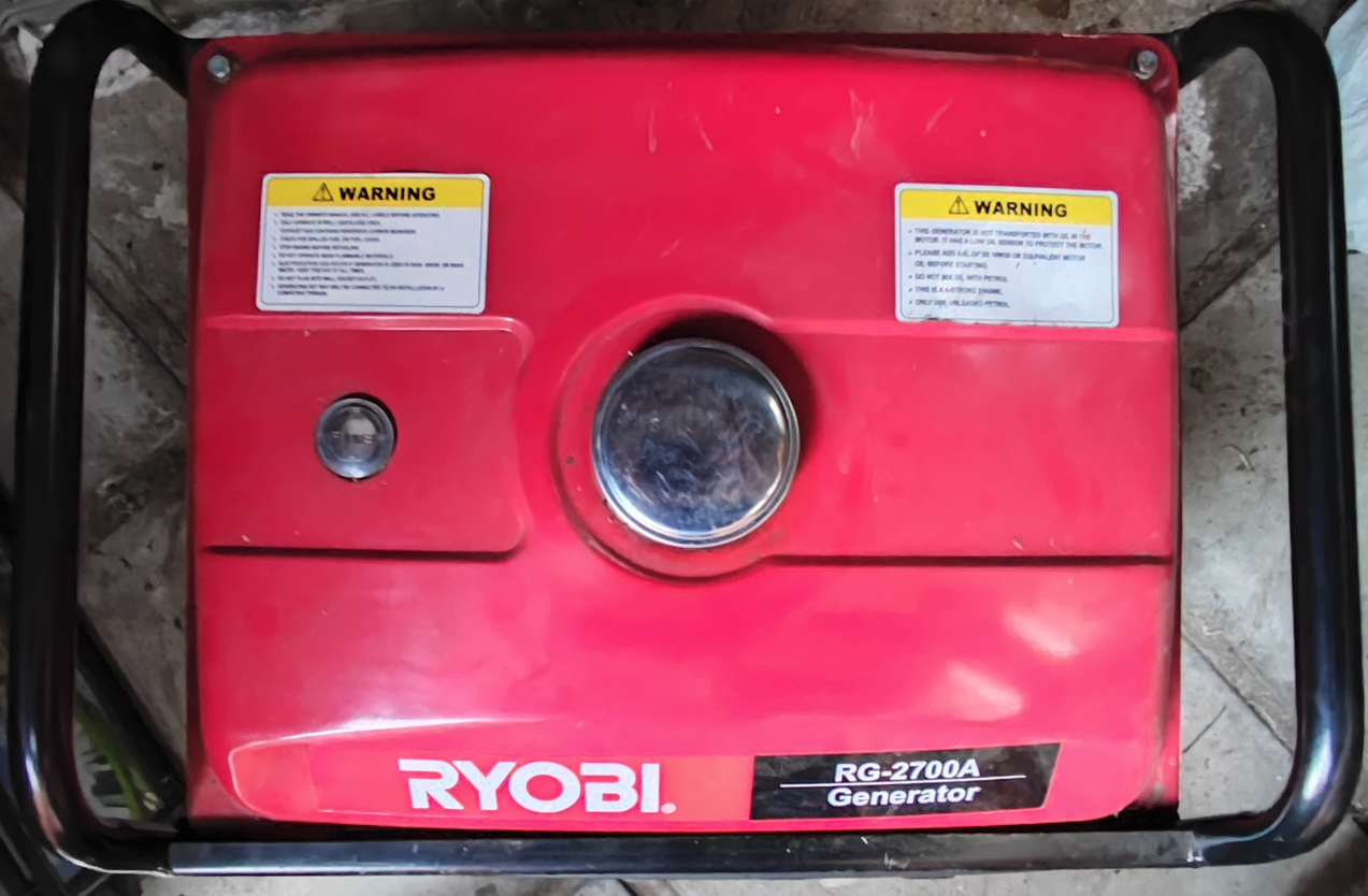 [For Sale] - Ryobi RG-2700 2.5kVA 4 Stroke Petrol Generator ...