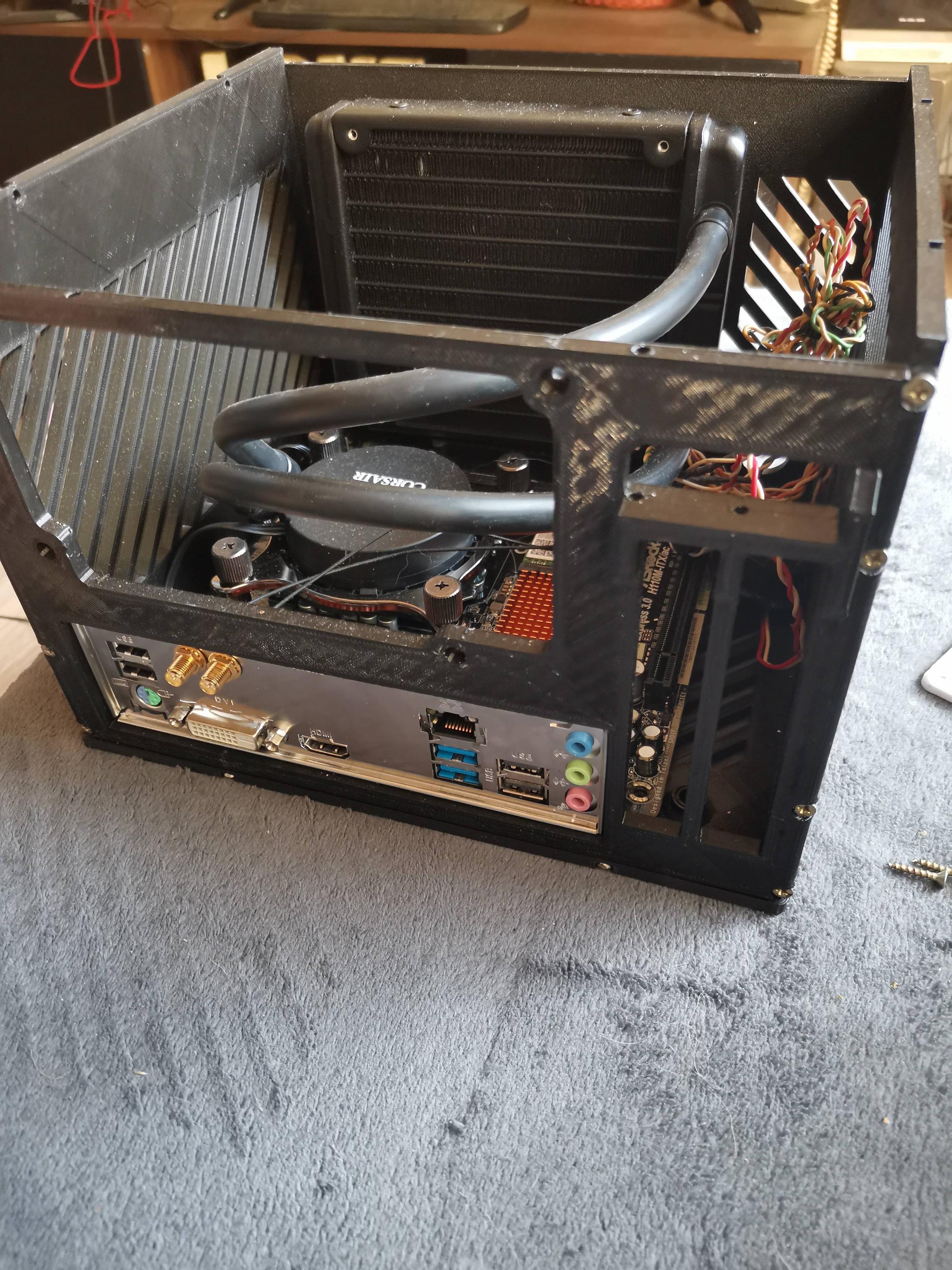 [Sale/Trade] - 3D Printed ITX PC case with ATX PSU and GPU support ...