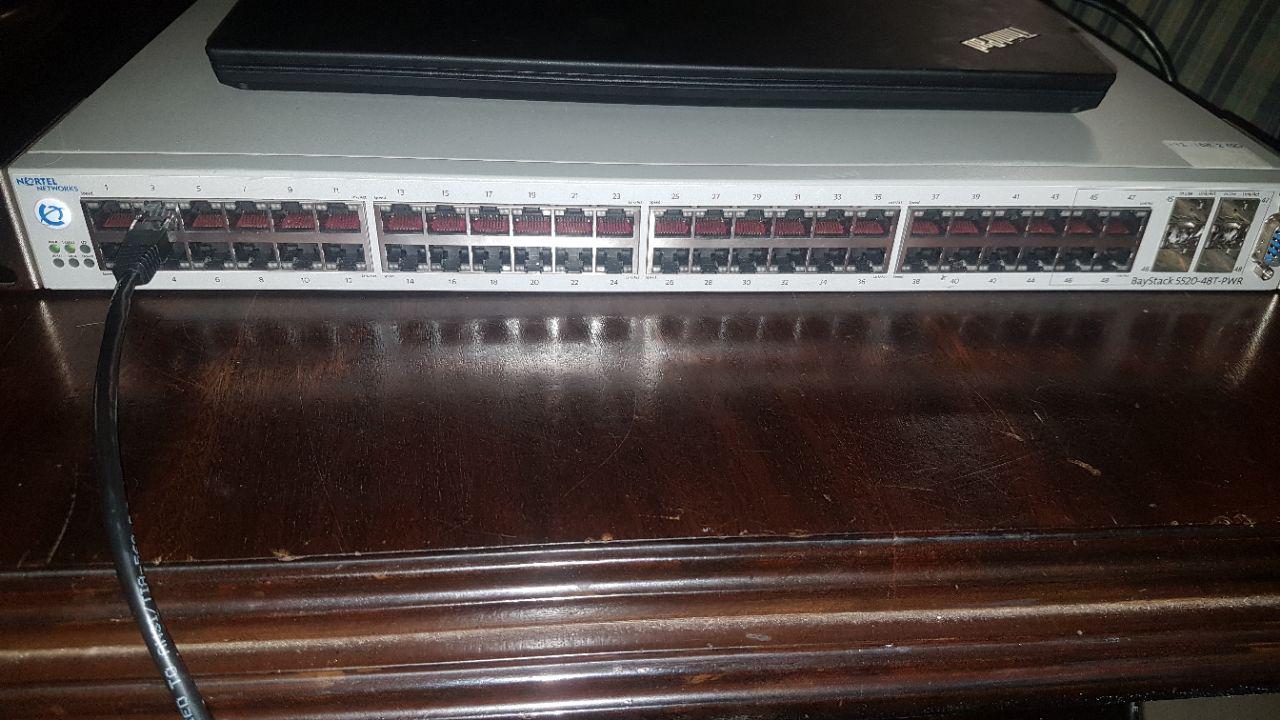 [For Sale] - Nortel 5520-48T-PWR - 48-port gigabit fully managed PoE ...