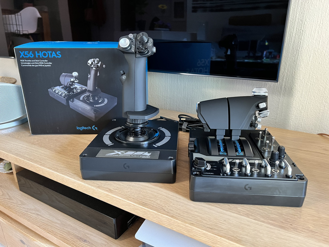 [For Sale] - Logitech X56 H.O.T.A.S. RGB Throttle and Stick Simulation ...