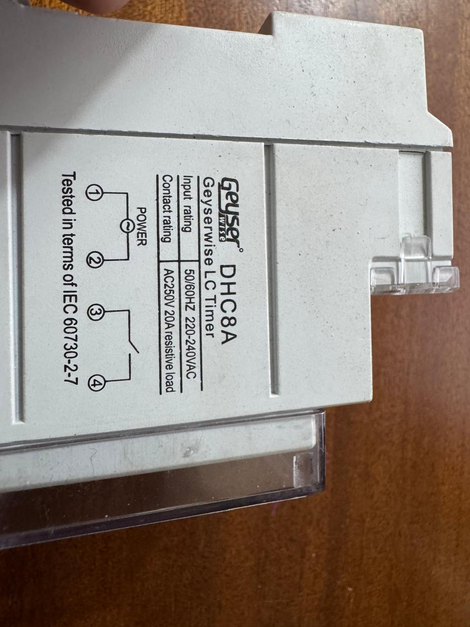 [For Sale] - Geyserwise geyser timer | Off-the-Grid (Power) | Carbonite