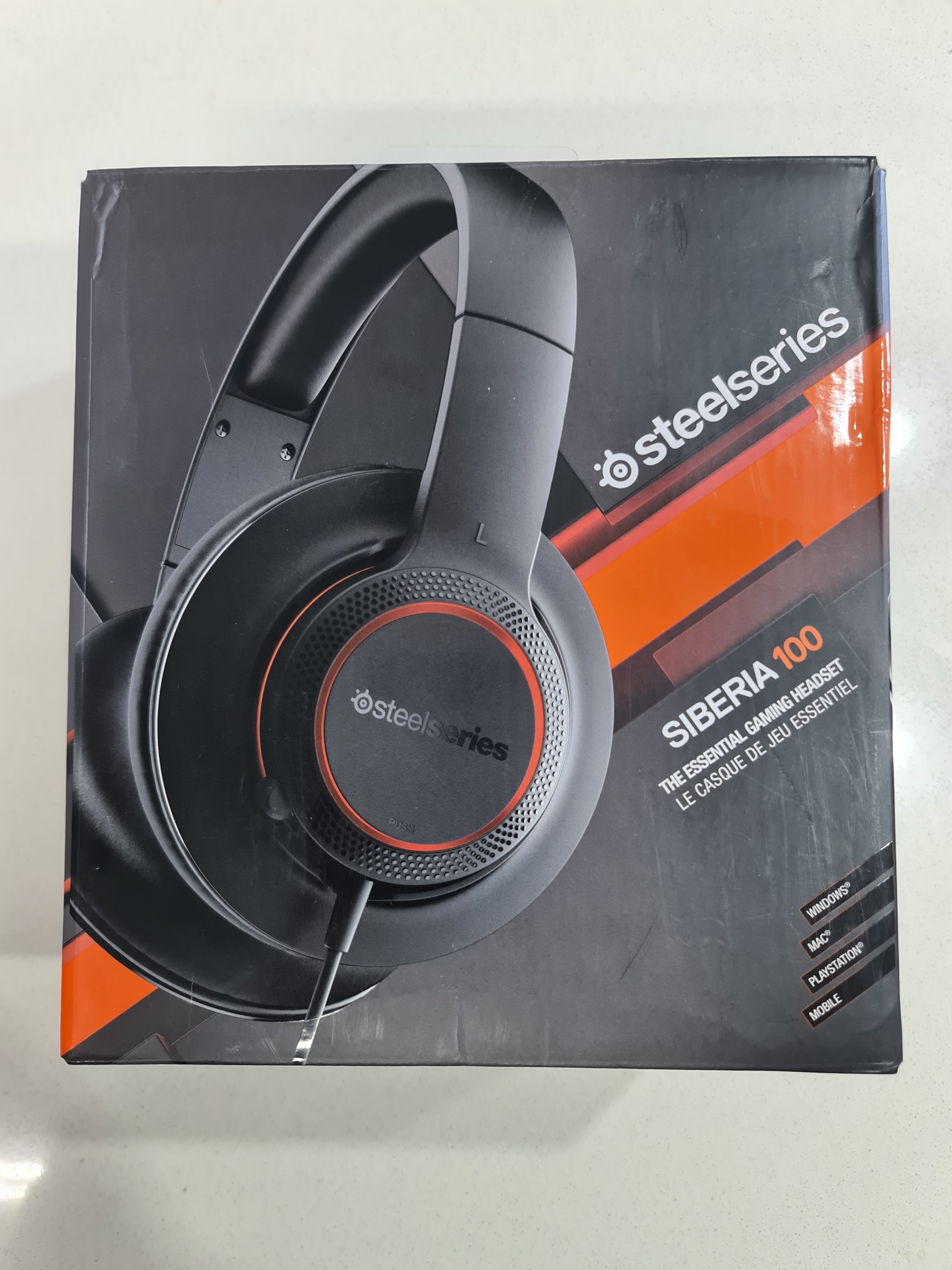 SteelSeries Siberia 100 Gaming Headset - Black & Orange | Headphones ...