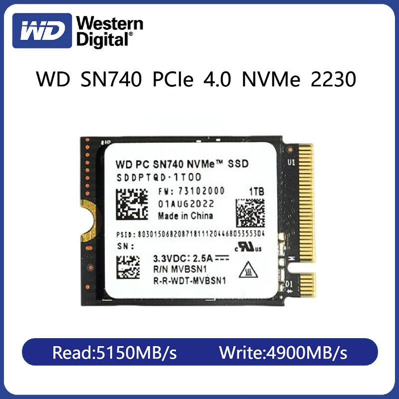 [Reseller] - WD SN740 2230 NVMe drives for Steamdeck / ROG ally - 1TB ...