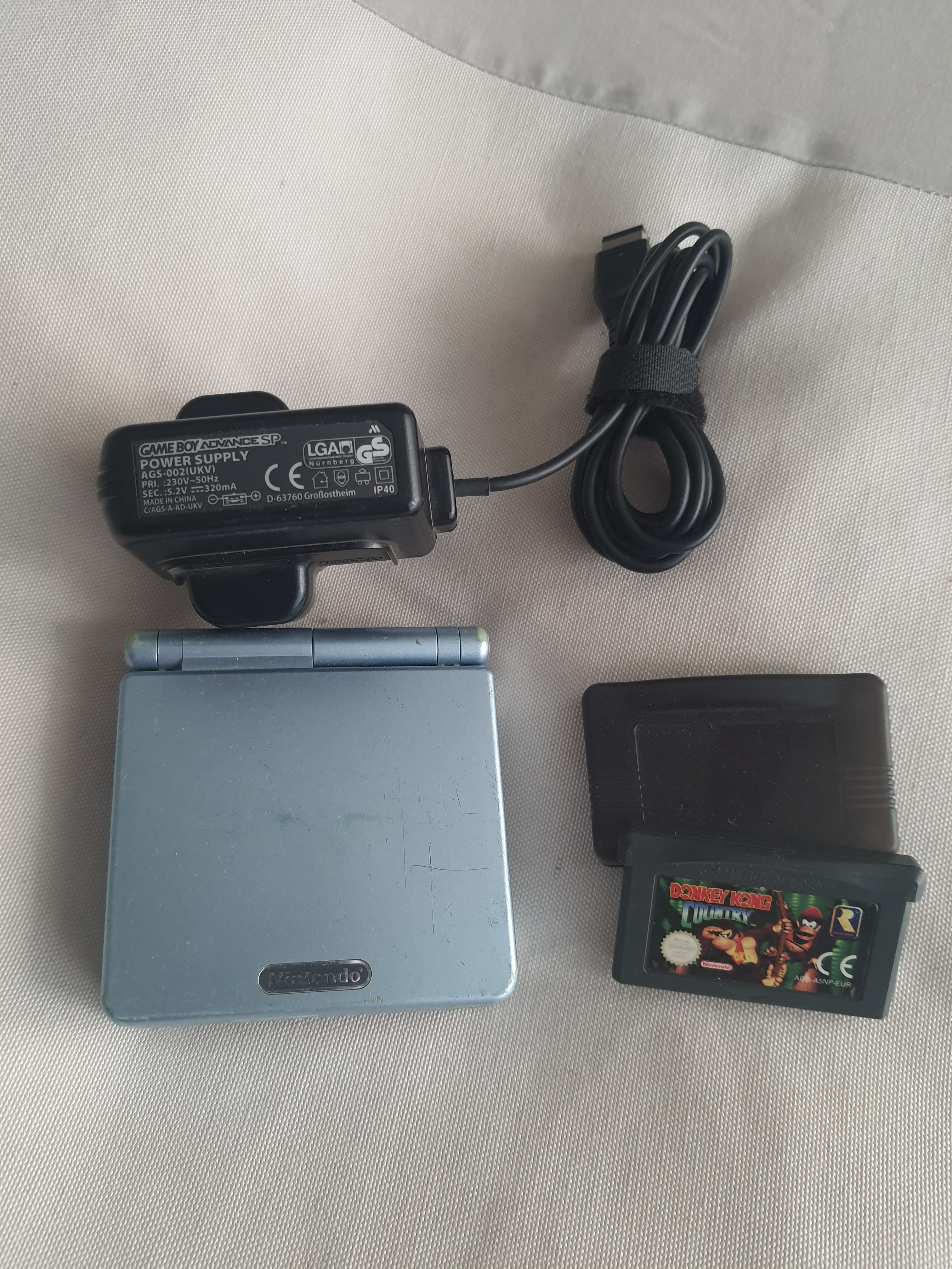 [For Sale] - Nintendo Gameboy Advance SP AGS-001 Pearl Blue with ...
