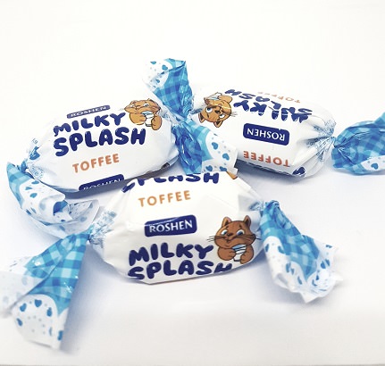 [Reseller] - Roshen Milky Splash Chewy Toffee Flavour 1KG Bag ...