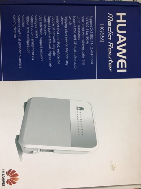 Huawei HG659 Router | Networking and internet | Carbonite