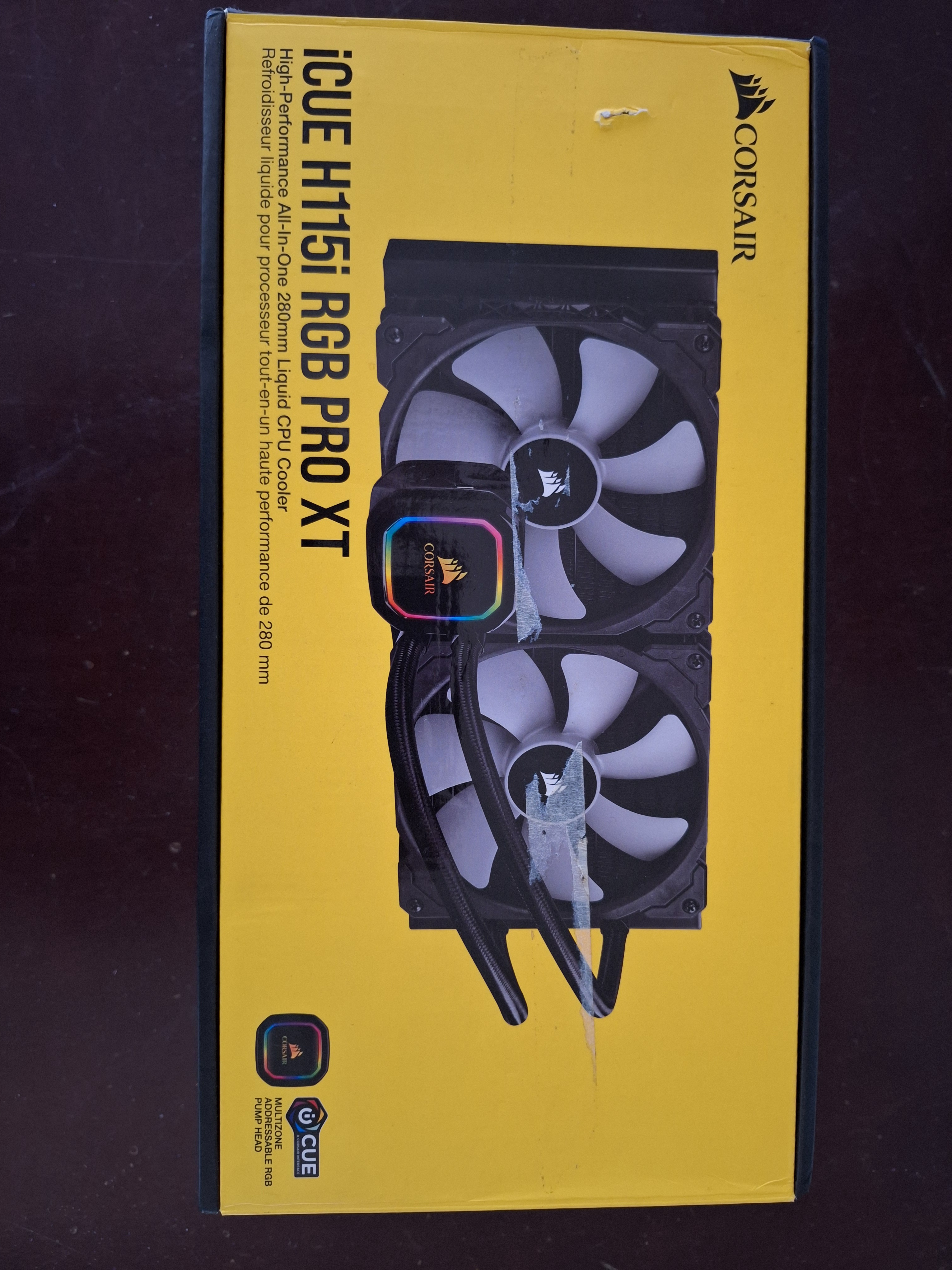 [For Sale] - Corsair iCUE H115i RGB Pro XT 280mm Liquid CPU Cooler ...